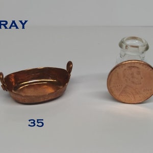 Miniature Copper Cookware 100% Authentic Copper 1:12 Scale - Etsy