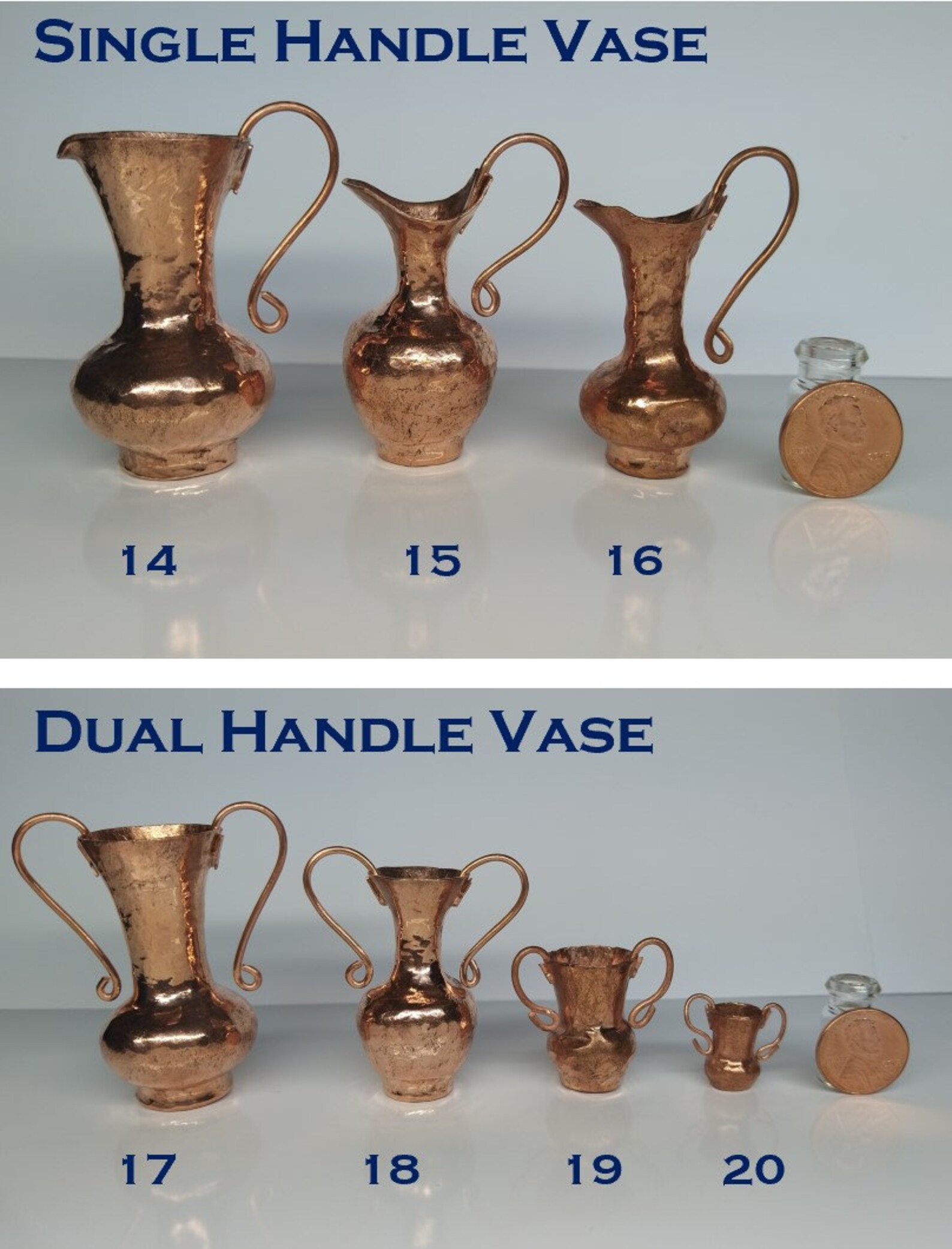 Miniature Copper Cookware 100% Authentic Copper 1:12 Scale - Etsy