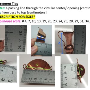 Miniature Copper Cookware 100% Authentic Copper 1:12 Scale - Etsy