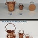 Miniature Copper Cookware, 100% Authentic Copper, 1:12 Scale, Dollhouse ...