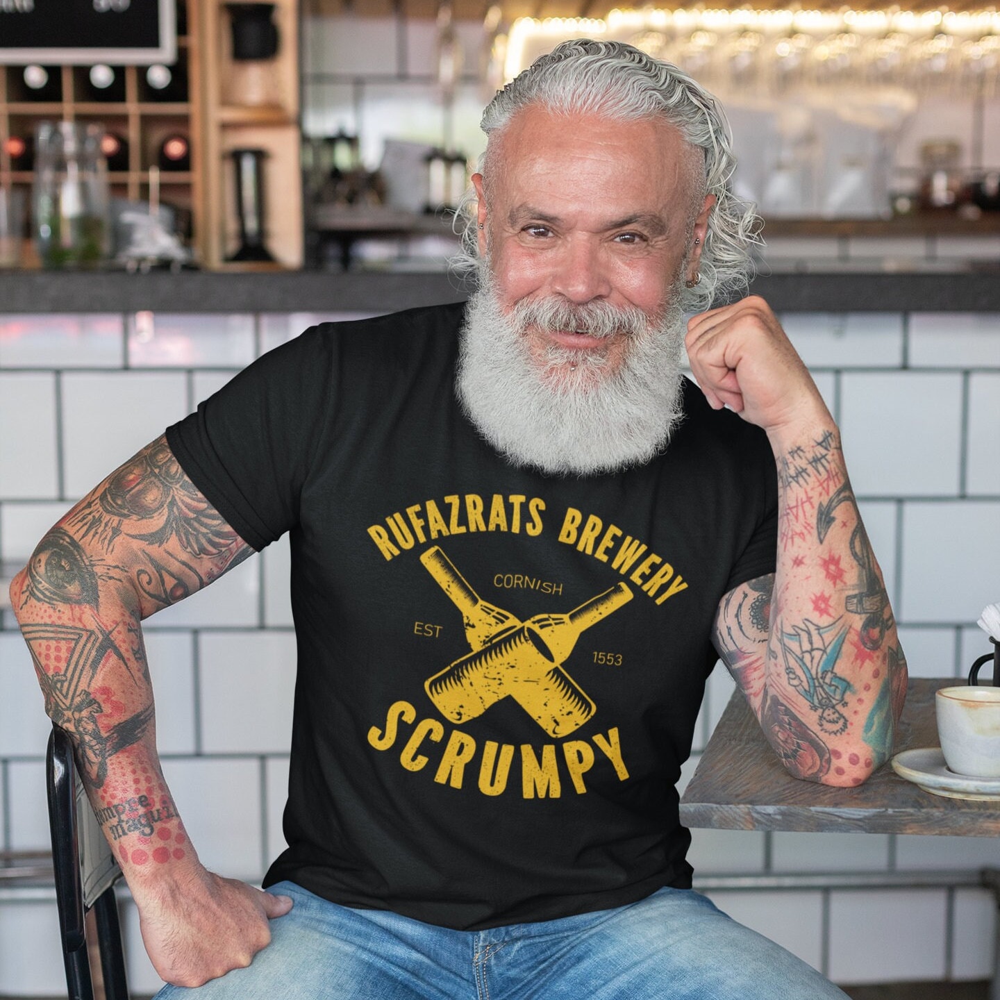 Cornish Scrumpy Rufazrats Brewery Cornwall T-shirt Unisex Crew Neck ...