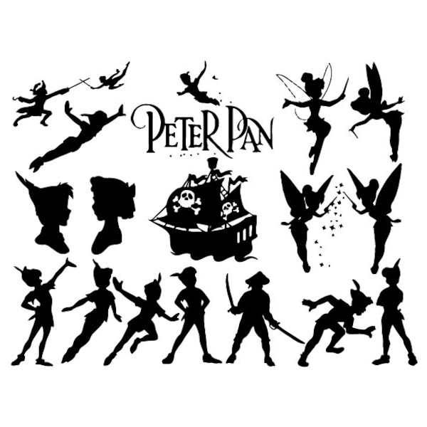Peter Pan Silhouette - Etsy