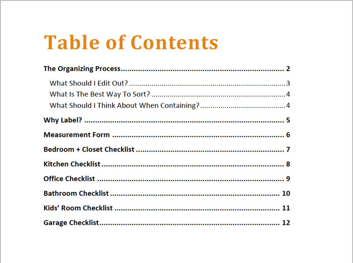 The Ultimate Home Organization Guide - Etsy