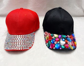 Bling Baseball Cap - Etsy