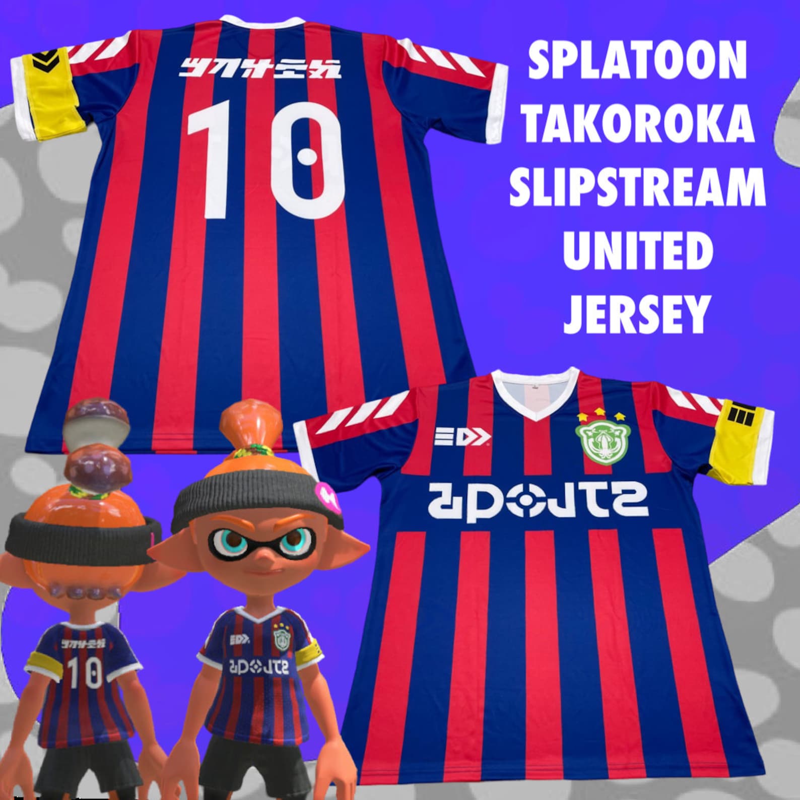 Splatoon 3 Takoroka Slipstream United Soccer/football Jersey Cosplay - Etsy