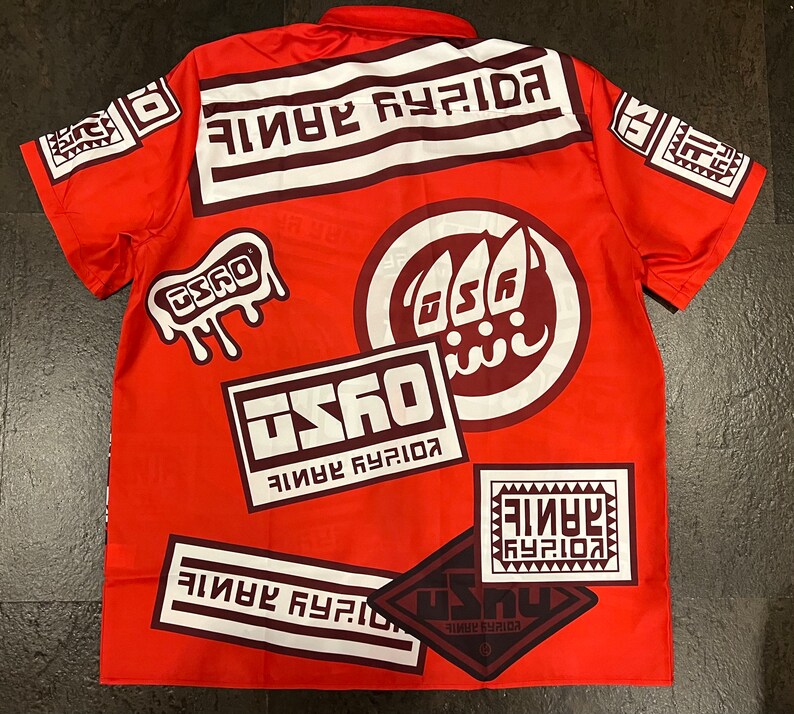 Splatoon Zekko Aloha Logo Cosplay Hawaiian Shirt - Etsy