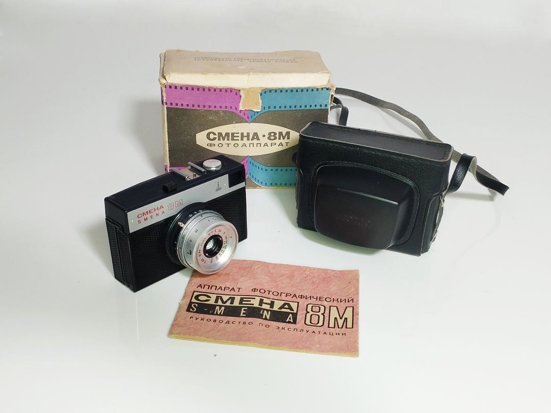Vintage Film Camera SMENA 8M, Working 35mm Film Camera, Collectible ...