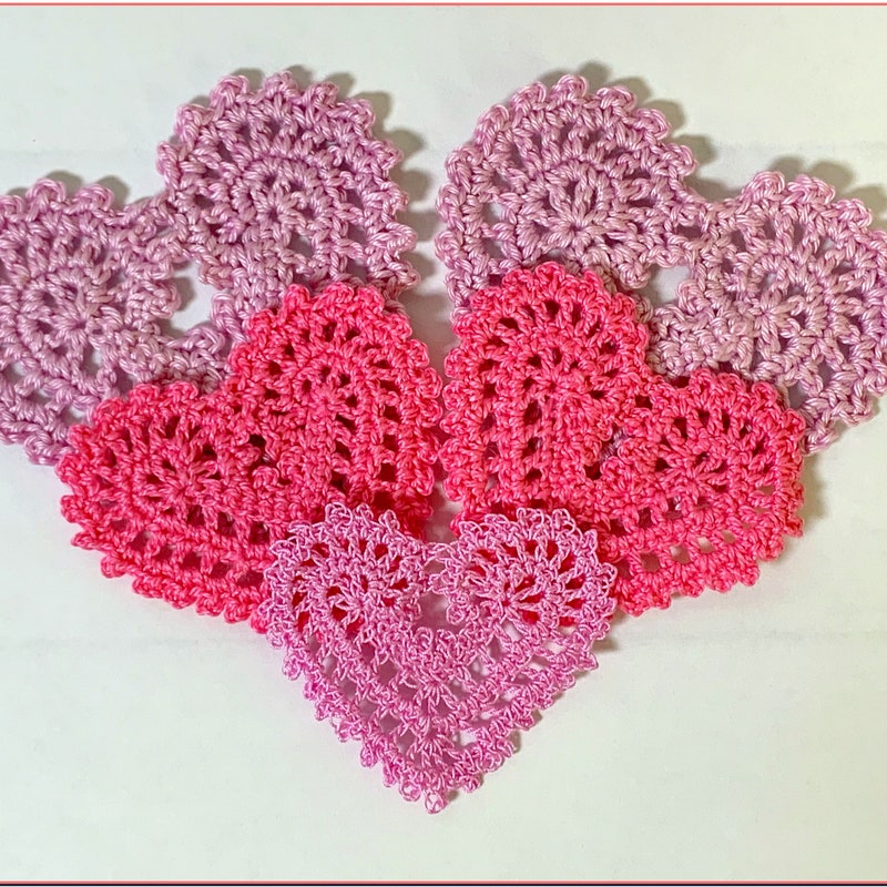 Heart Lace Coaster - Etsy