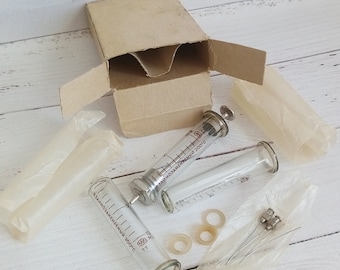 Vintage Medical Old Injection Collectibles 1 Ml NEW Glass - Etsy