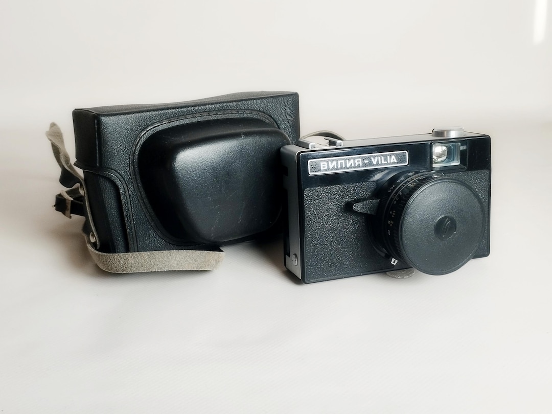 Vintage Photo Camera Vilia, Working 35mm Film Camera, Old Soviet Camera ...
