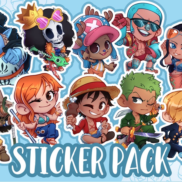 One Piece Vinyl Stickers - Etsy