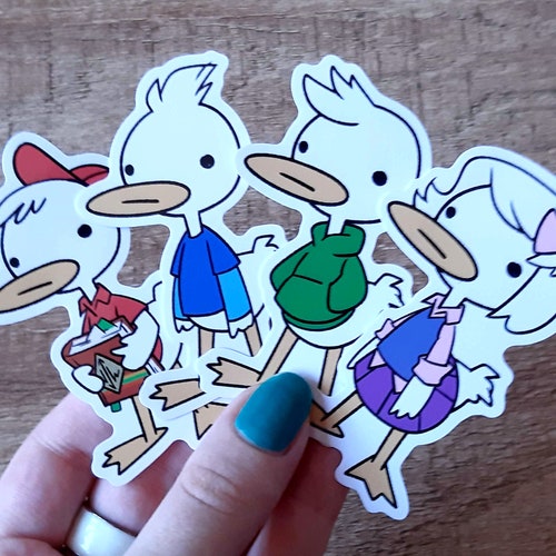 Ducktales 2017 Vinyl Stickers Scrooge Donald Huey Dewey - Etsy