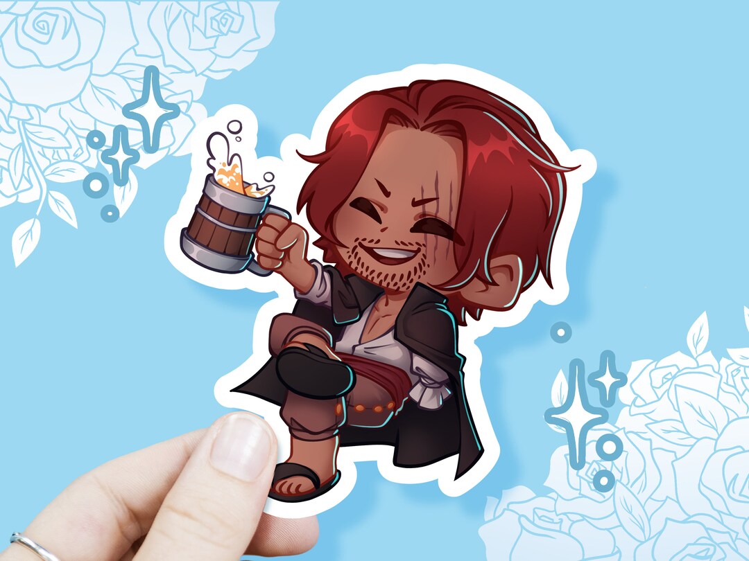 Shanks - Matte Vinyl Sticker - Anime - ( 3 in / 7,6 Cm) - Etsy