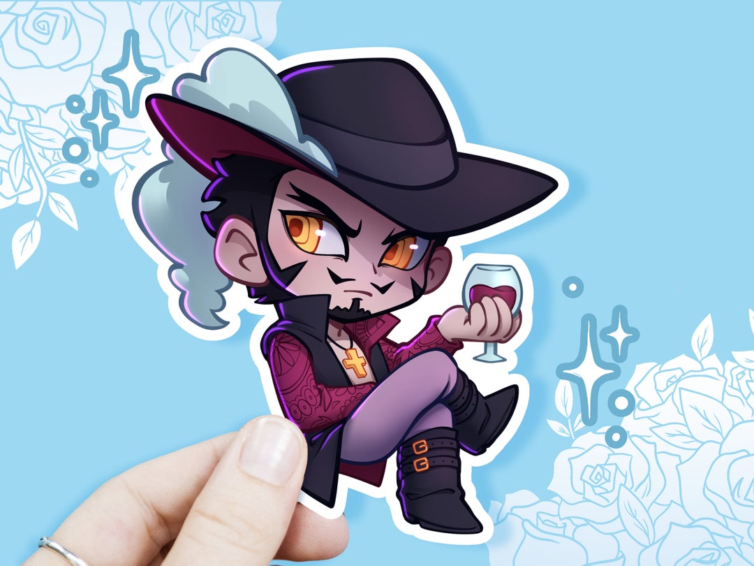 Mihawk - Matte Vinyl Sticker - Anime - ( 3 in / 7,6 Cm) - Etsy