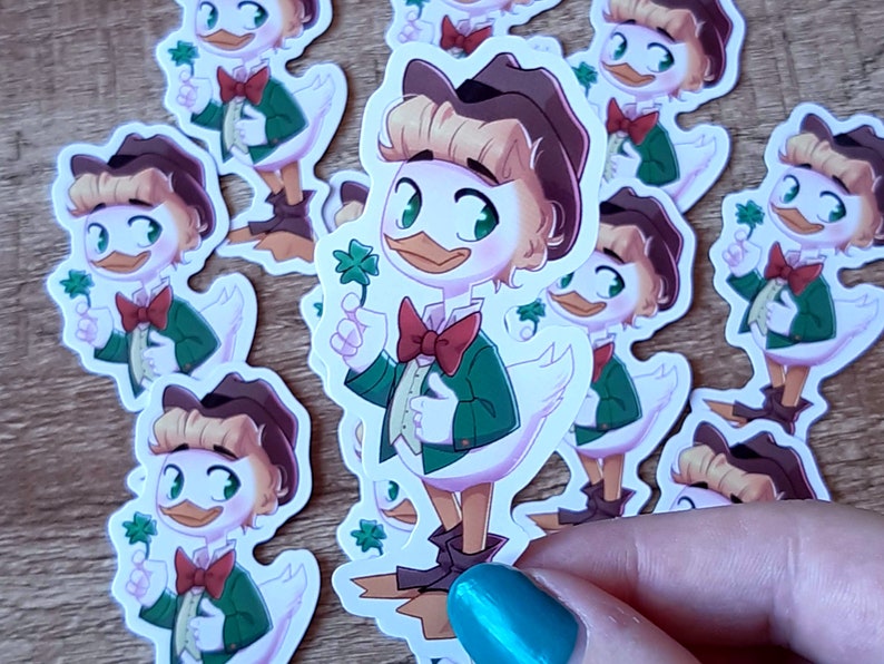 Ducktales 2017 Vinyl Stickers Donald Della Gladstone - Etsy