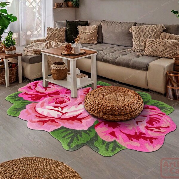 Flower Rug - Etsy
