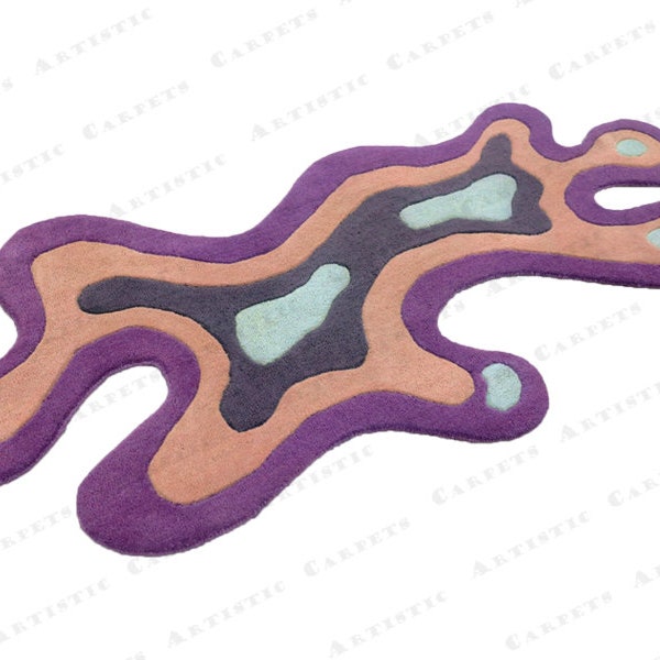 Abstract Shaped Rug - Etsy