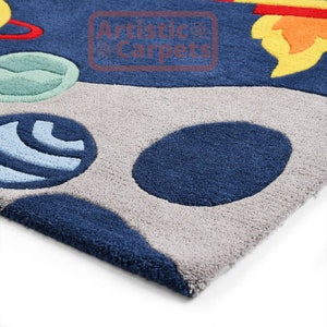 Galaxy Rugs for Bedroom, Space Theme Gifts for Boys, Space Rug Nursery ...