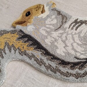 Squirrel Rug Kids Rugs Animal Rug Hand Tufted Rug Carpet Kids Room ...