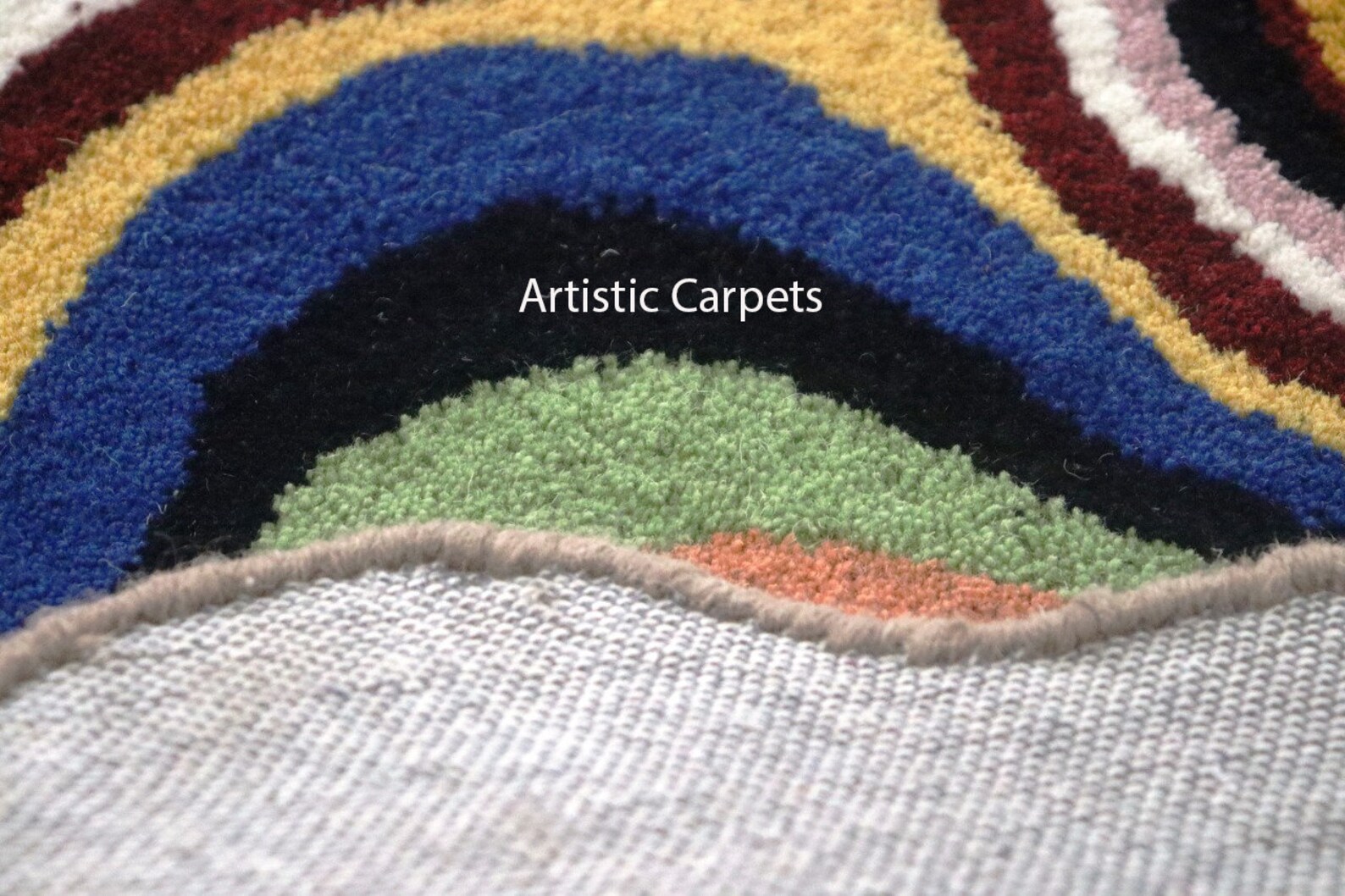 Irregular Rug Shape / Modern Abstract Area Rug for Living Room - Etsy