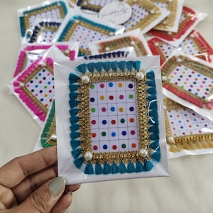 Face Gems Stick Bindi Dots Beauty Body Art Accessories Mahila Sangeet ...