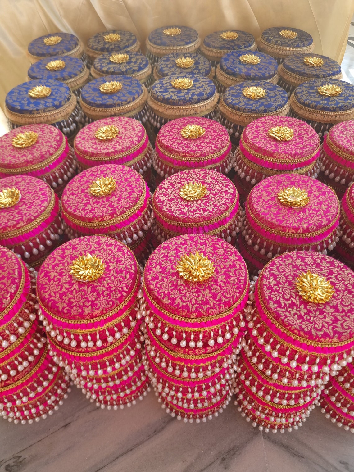 Handmade Steel Ladoo Boxes for Gifting/giveaway/favours/invitation ...