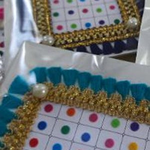 Colorful Bindis for Wedding Favors,mehandihaldi Sangeet Ladies Favors ...