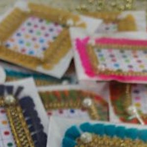 Colorful Bindis for Wedding Favors,mehandihaldi Sangeet Ladies Favors ...