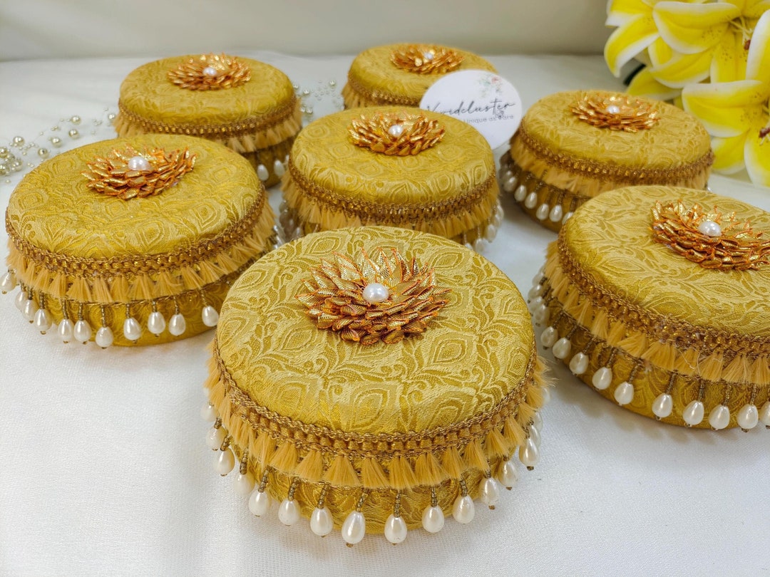 Handmade Steel Ladoo Boxes for Gifting/guest Favor Invitation Return ...