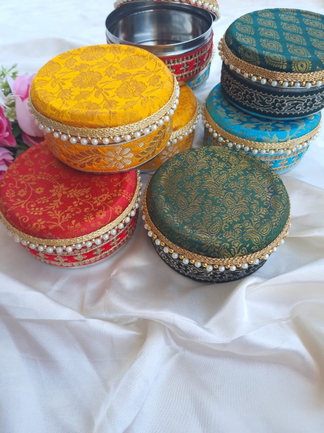Mithai Steel Ladoo Box Return Gift for - Etsy
