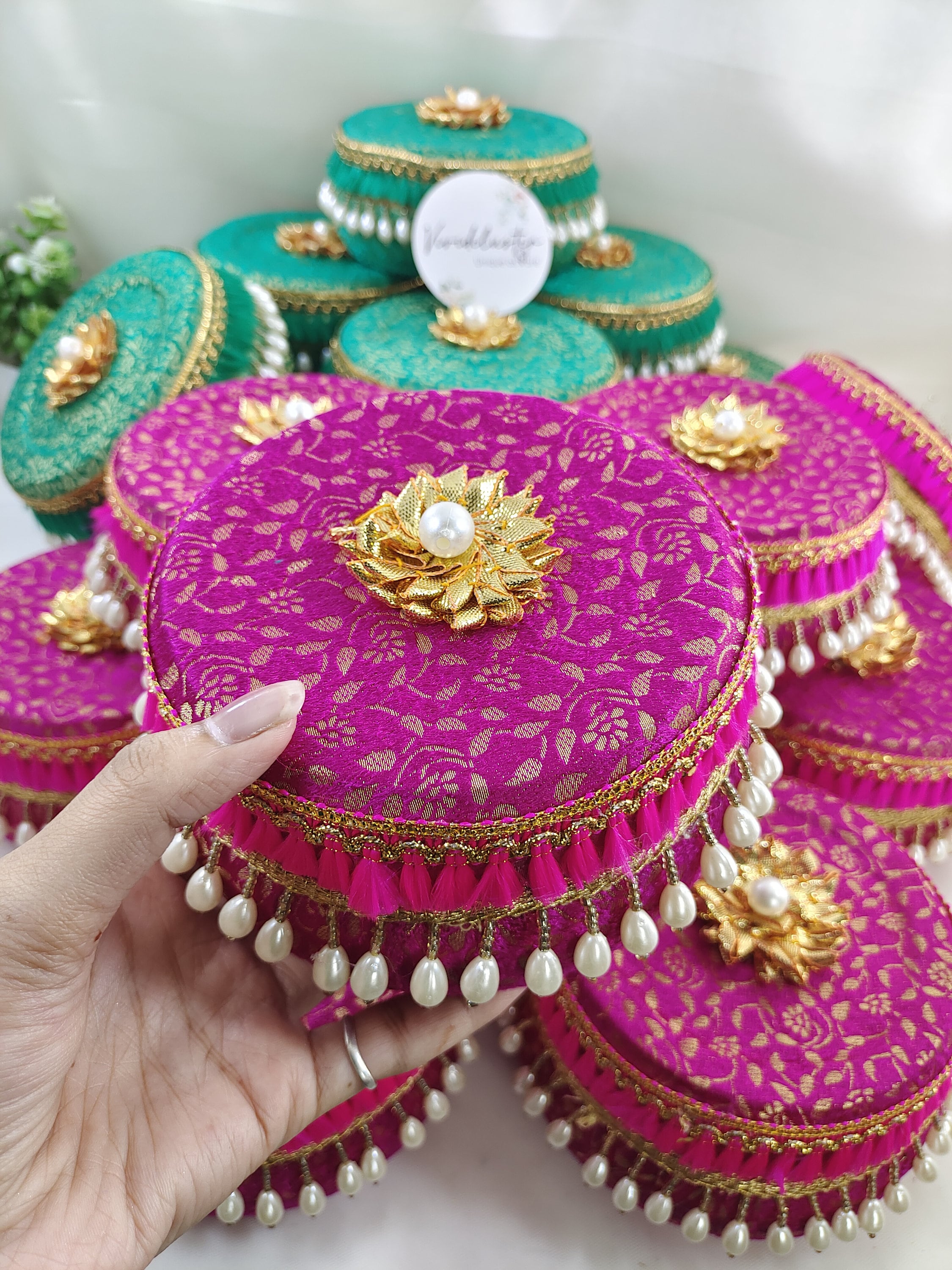 Handmade Laddu Box/wedding Favor for Guest Special Gift Punjabi Wedding ...