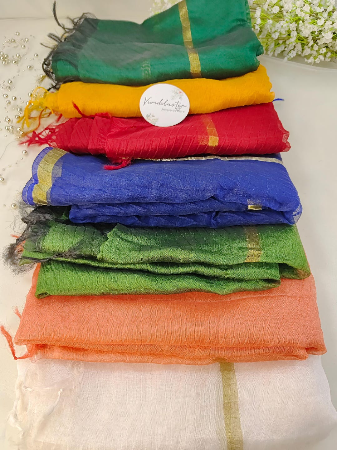 Swagat Mala: Free-size, Silk Fabric, (assorted) - Etsy