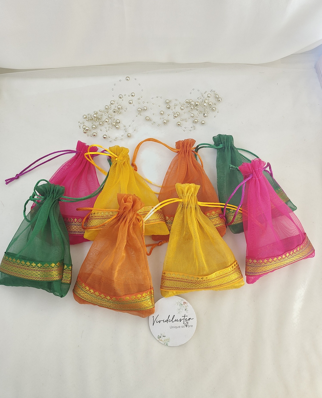 Potli Bag Wedding Favor Indian Return Gift Pooja Favor Bag Eid Gifts ...