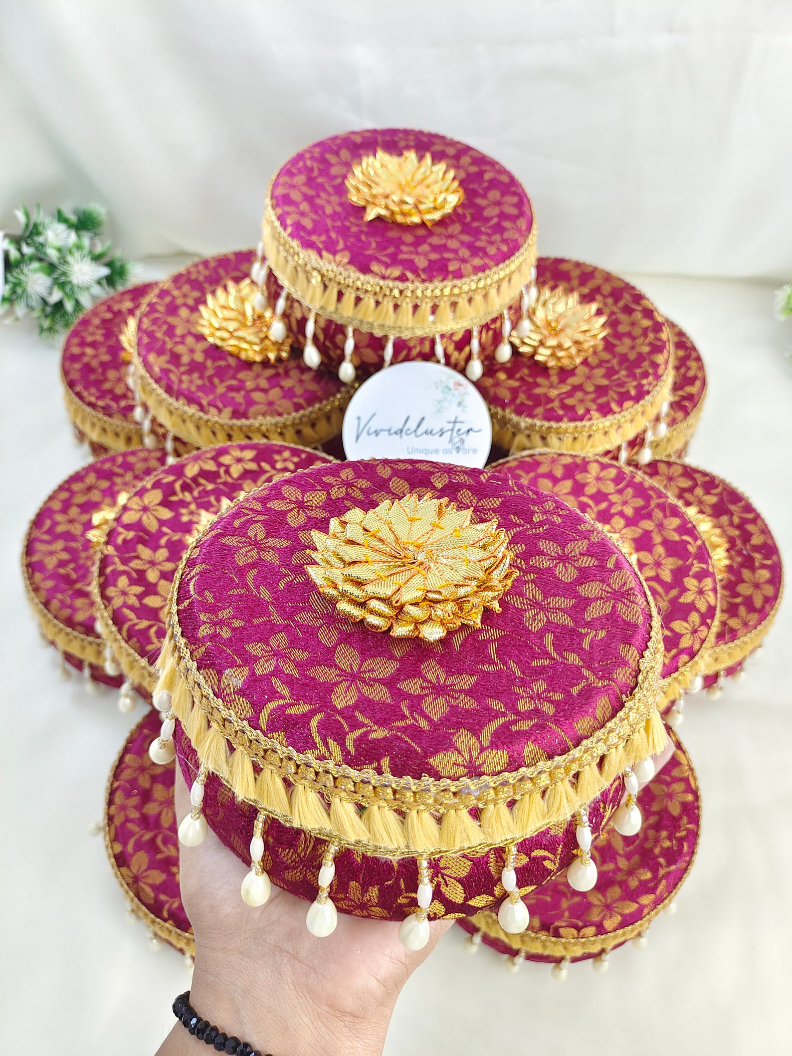 Handmade Steel Ladoo Boxes for Gifting/giveaway/favours/invitation ...