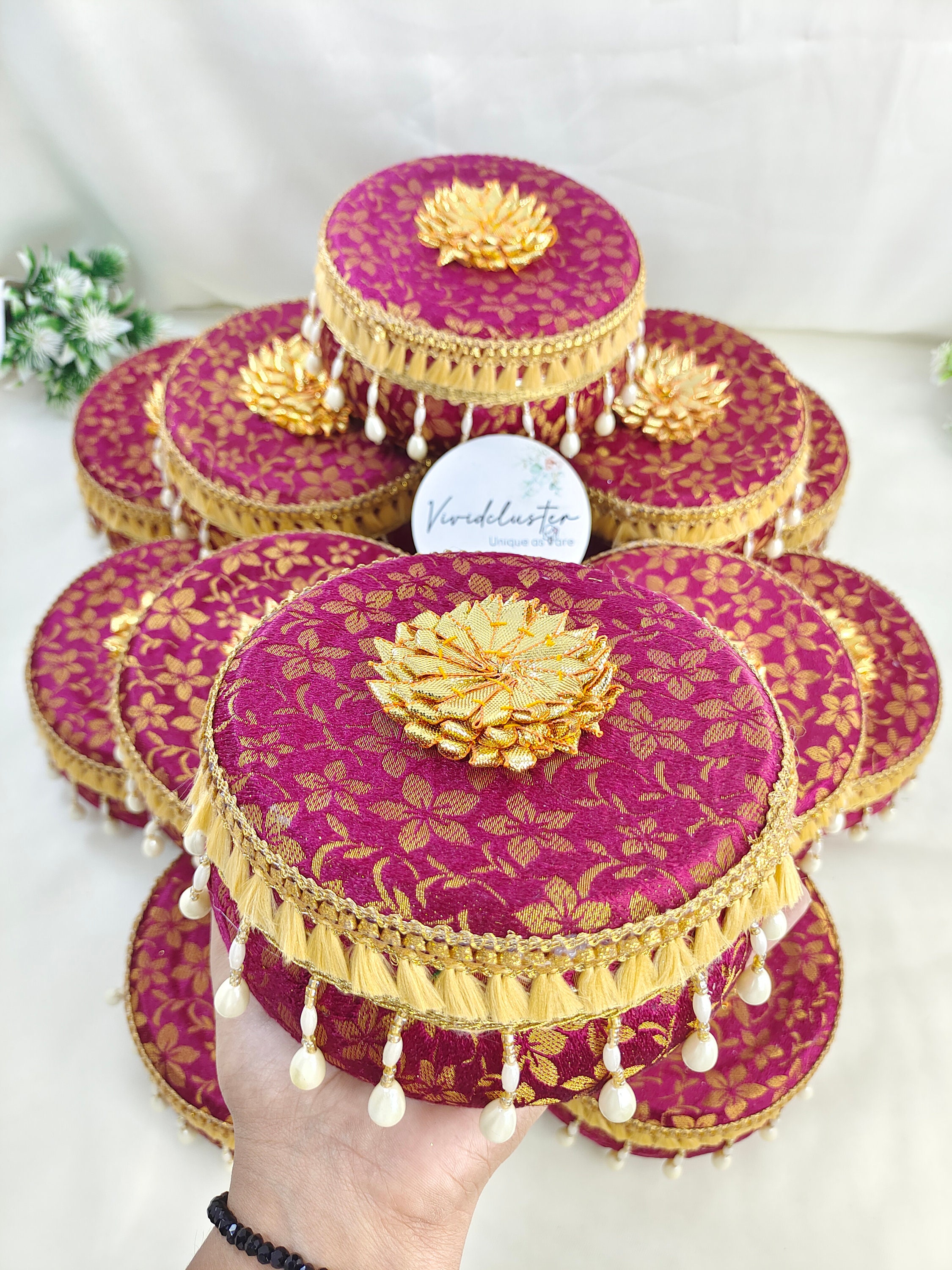 Handmade Steel Ladoo Boxes for Gifting/giveaway/favours/invitation ...