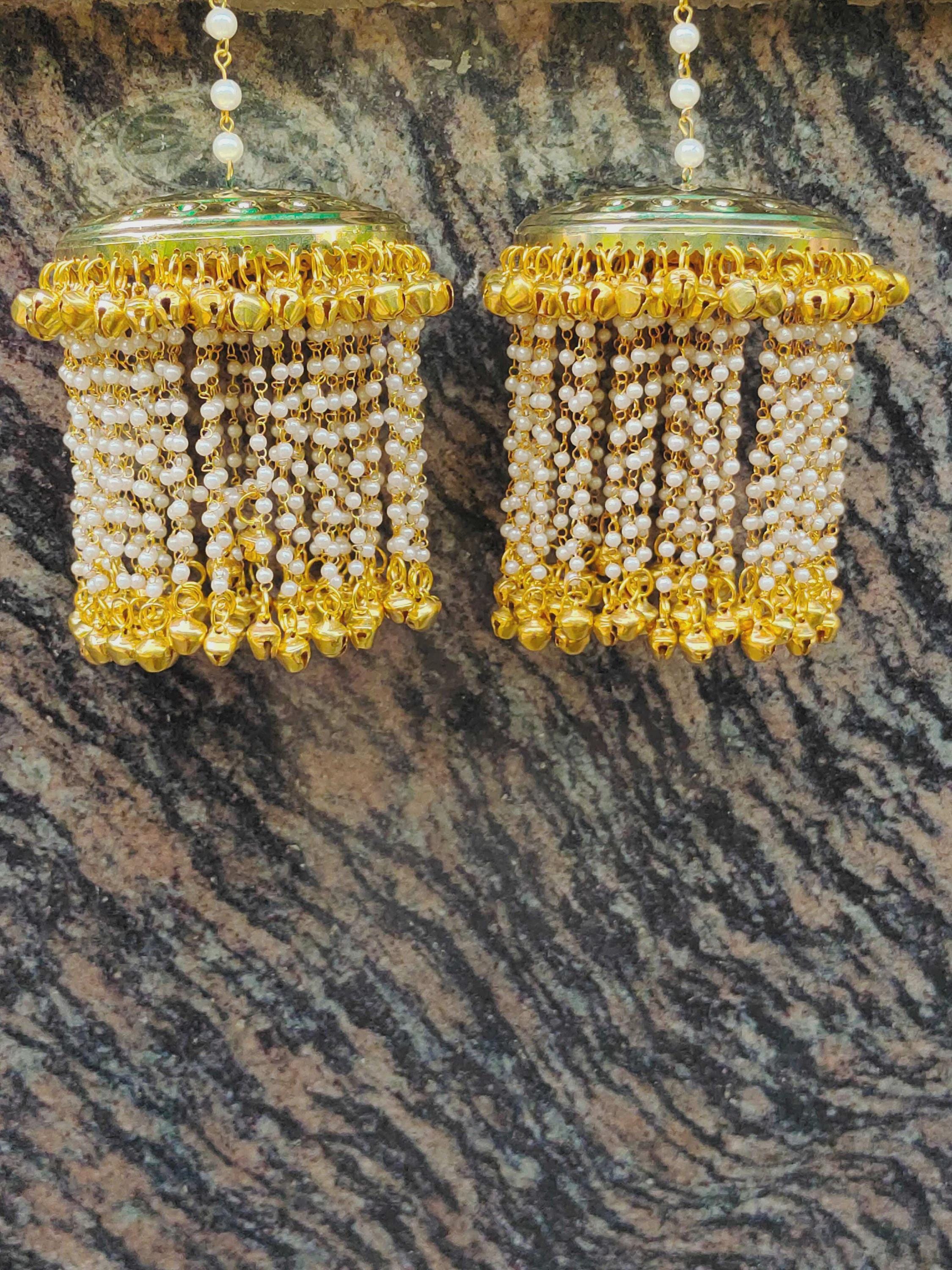 Handmade Bridal Kalire | Kundan Wedding Charms, Pakistani Walima ...