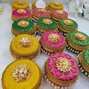 Handmade Steel Ladoo Boxes for Gifting/guest Favor Invitation Return ...