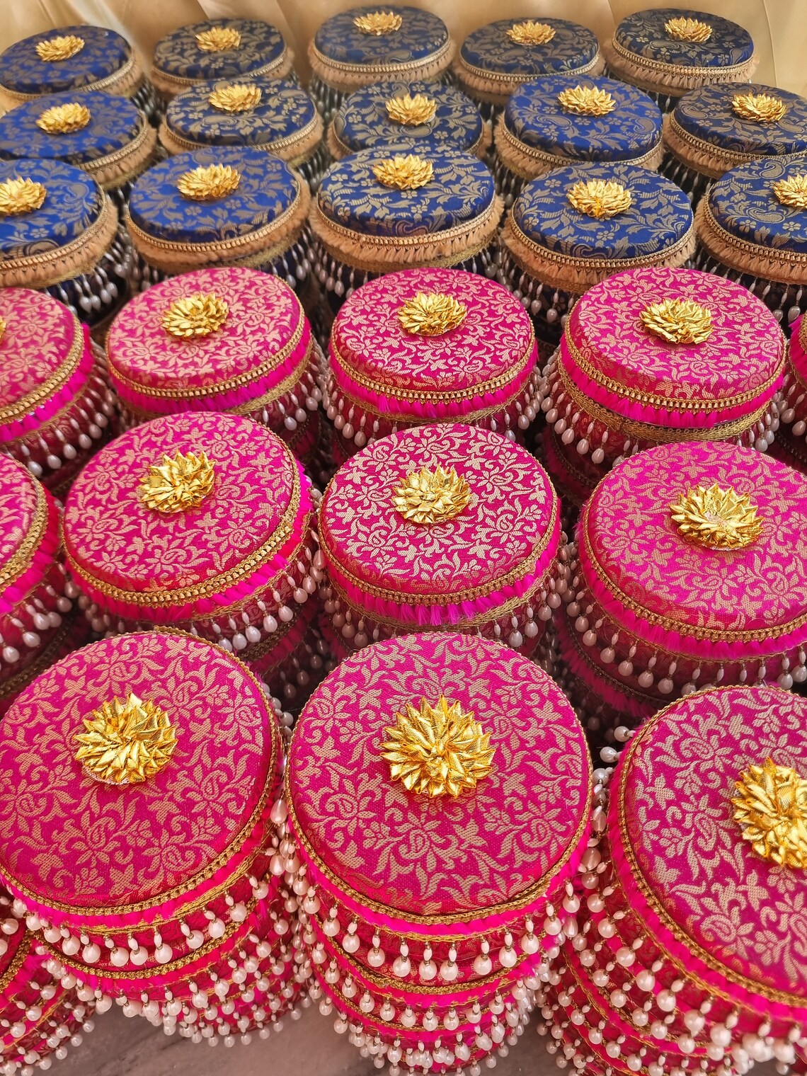 Handmade Steel Ladoo Boxes for Gifting/giveaway/favours/invitation ...