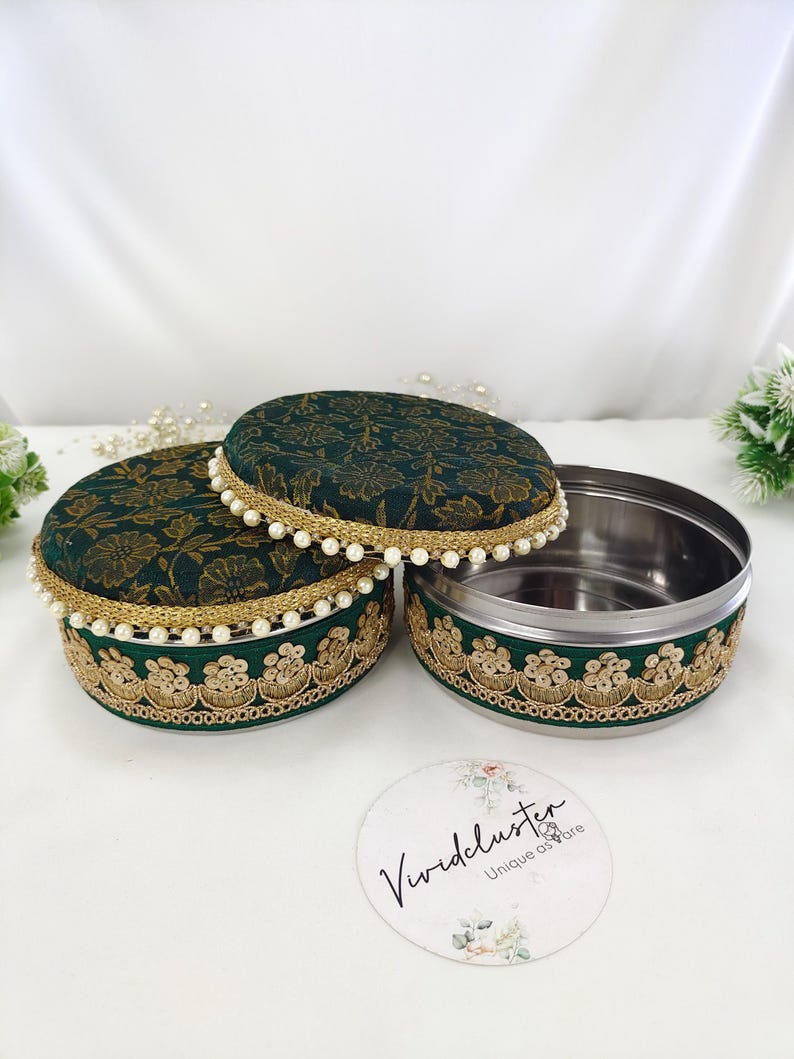 Mithai Steel Ladoo Box Gift/return Favour for Pooja Diwali/house Warming Party Giveaways for ...