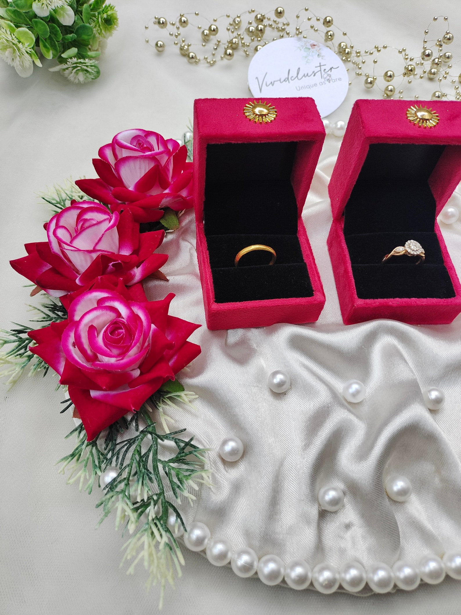 Engagement Handcrafted Tray Set/bride and Groom Platter,nikkah Ring ...