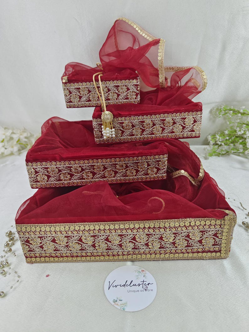 Valentine Hamper Tray 2026, Rectangular MDF & Fabric Base, 6-12 Inch ...