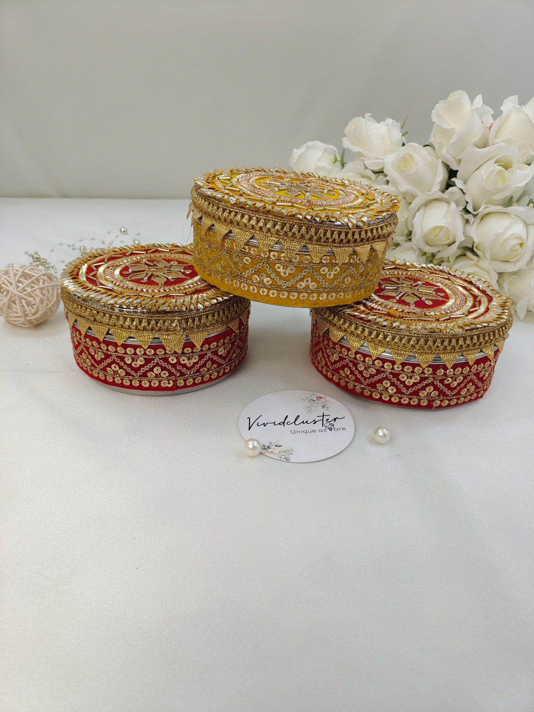 Colorful Indian Wedding Return Sangeet Nikah Gift for Diwali Pooja ...
