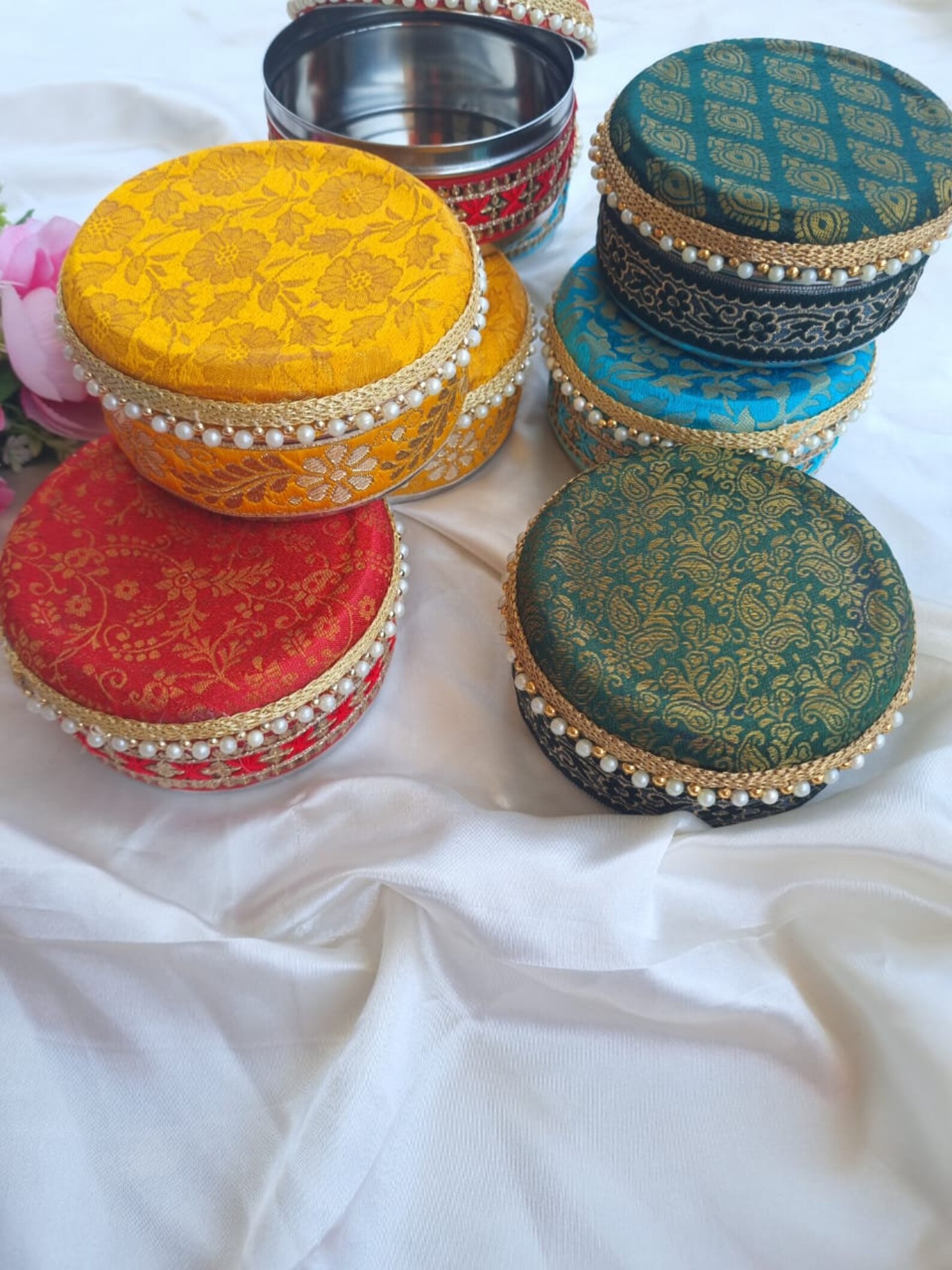 Mithai Steel Ladoo Box Return Gift for - Etsy