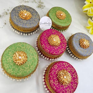 Handmade Steel Ladoo Boxes for Gifting Giveaway Favours Invitation ...