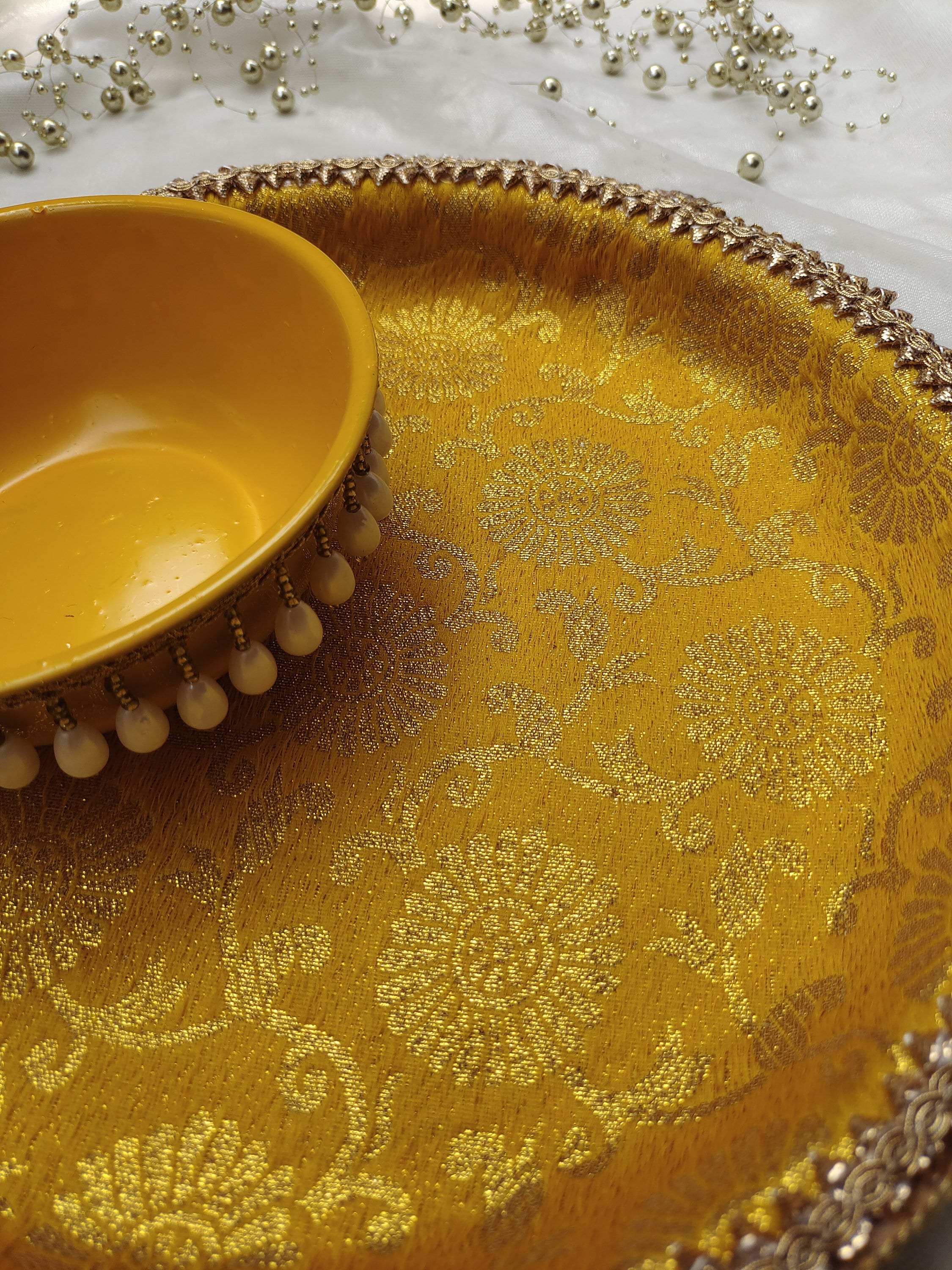 Handcrafted Haldi Platter for Wedding,bangle Chooda Ceremony Plate ...