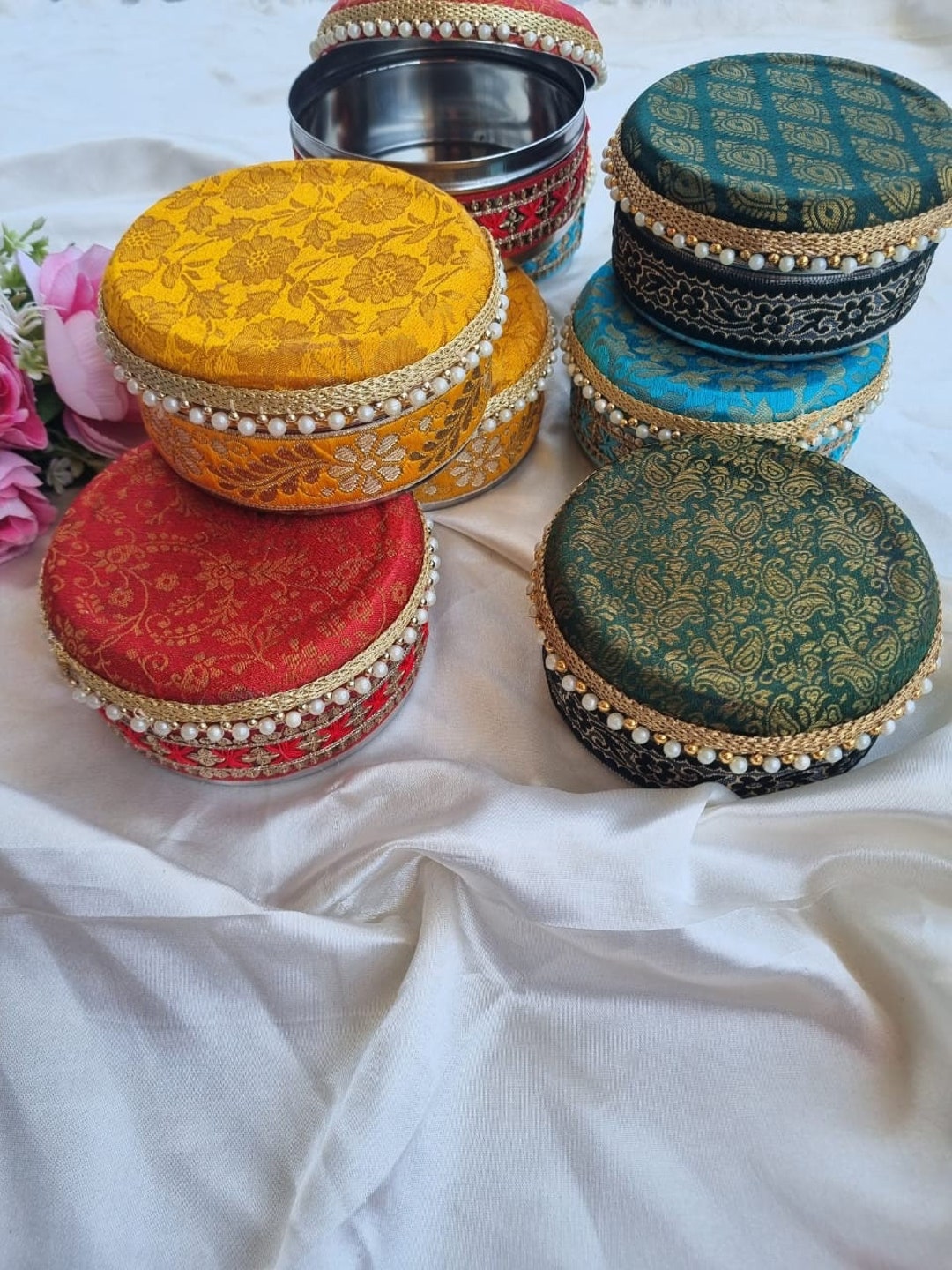 Mithai Steel Ladoo Box Return Gift for - Etsy