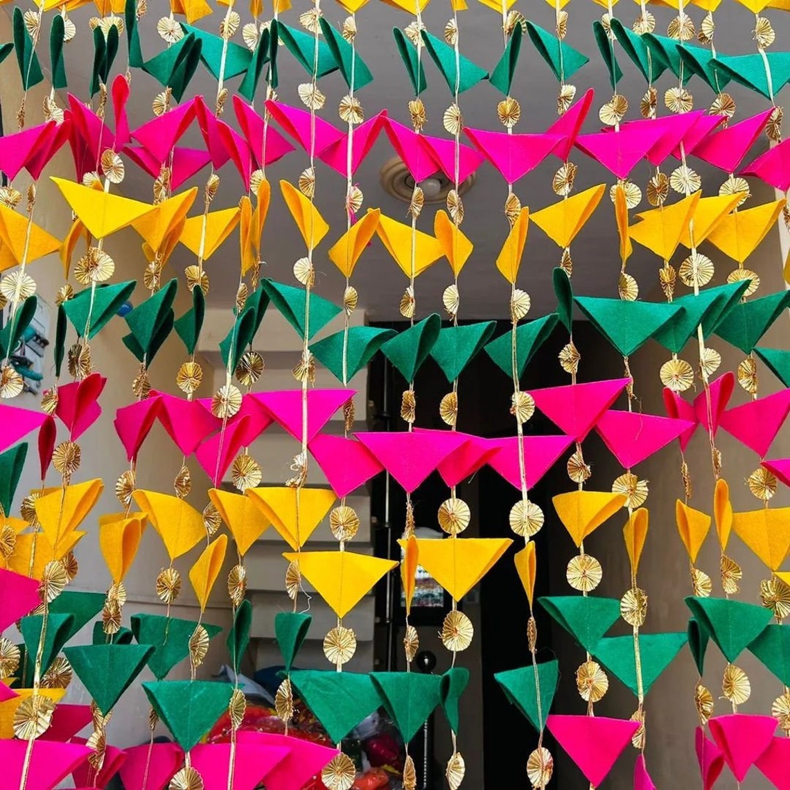 Mehandi Decor Indian Wedding Decoration/backdrop Decor for Haldi ...