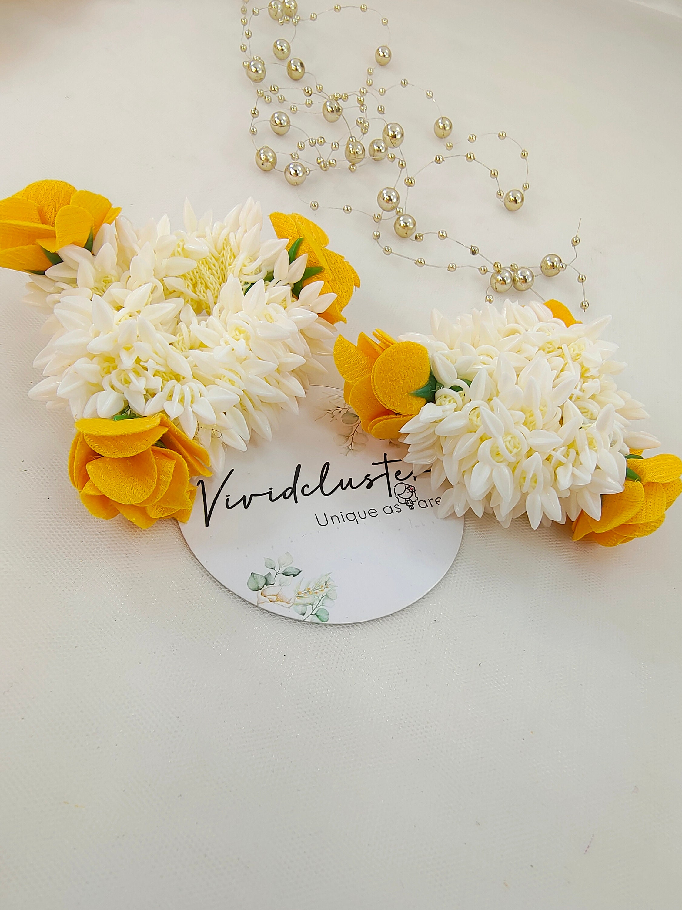 Nikkah Gajra/mayun Gajra Bridesmaid Bracelet,scented Gajre for Brides ...