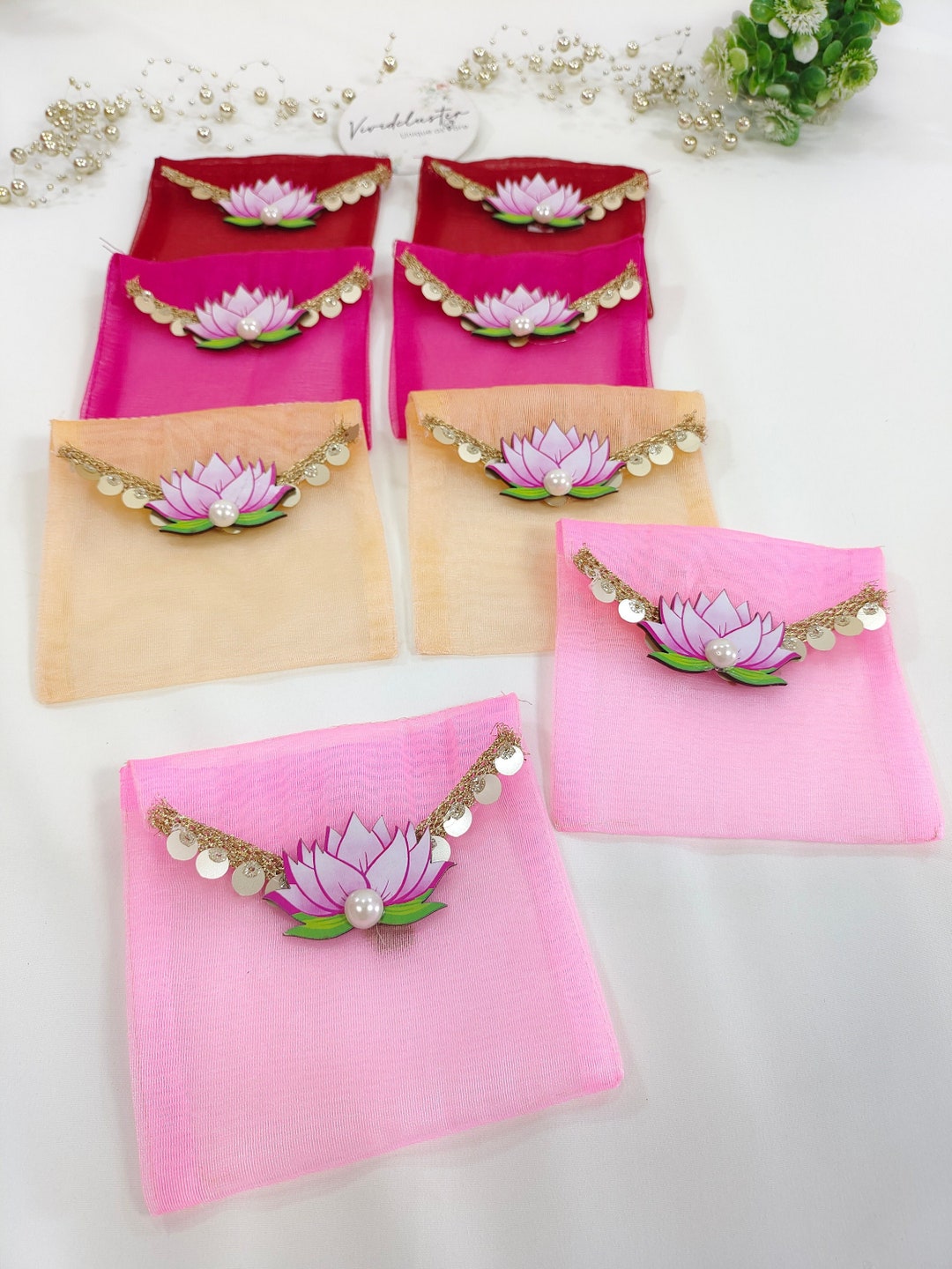 Lotus Design Shagun Envelope for Engagement Ceremony - Etsy UK