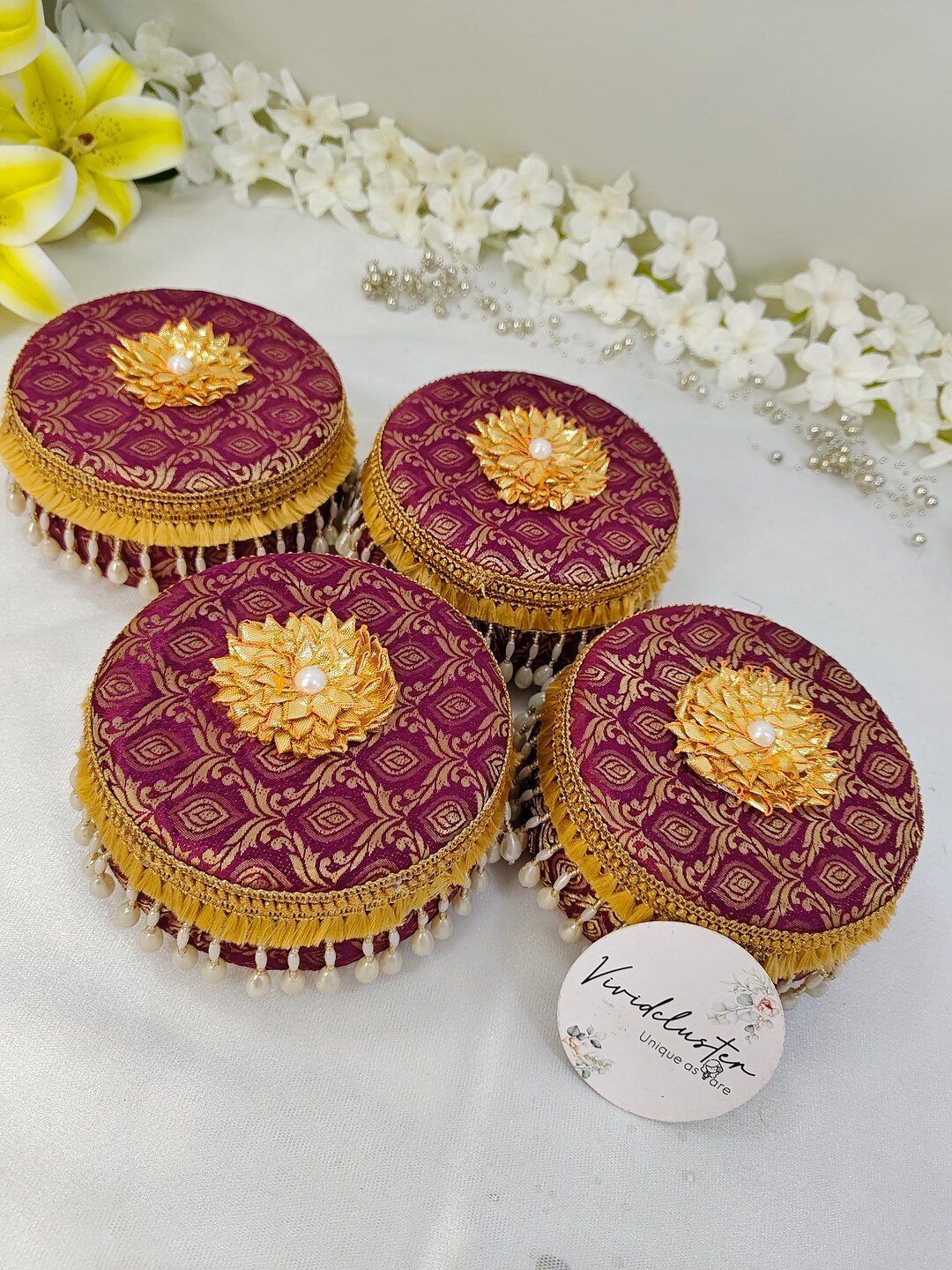 Handmade Steel Ladoo Boxes for Gifting Giveaway Favours Invitation ...